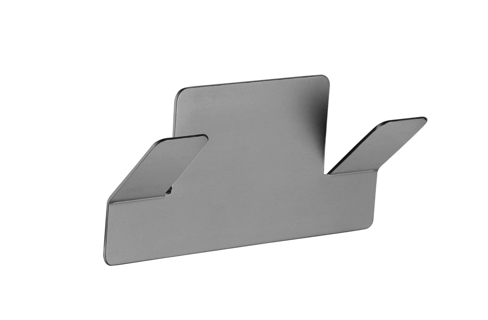 Rubine Double Robe Hook Forest Grey Easy Series - Uniqool