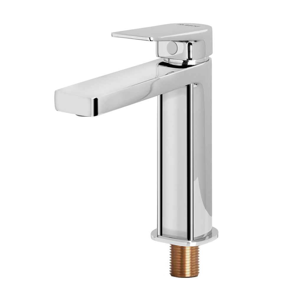 Rubine Basin Cold Tap In Electroplated Chrome Razzo Series - Uniqool