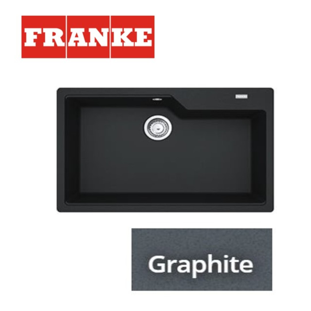 Franke Urban 723mm Granite Single Bowl Sink In Graphite - Uniqool