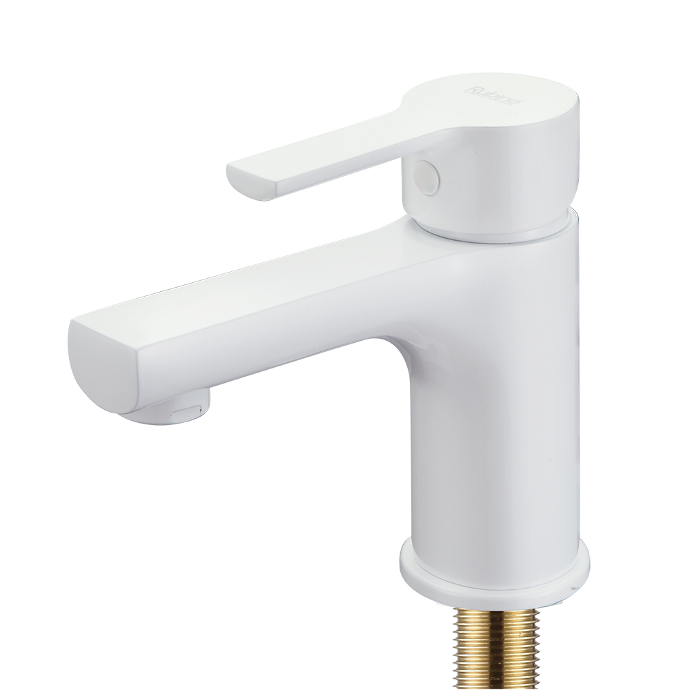 Rubine Basin Cold Tap In Epoxy White Unico Series - Uniqool
