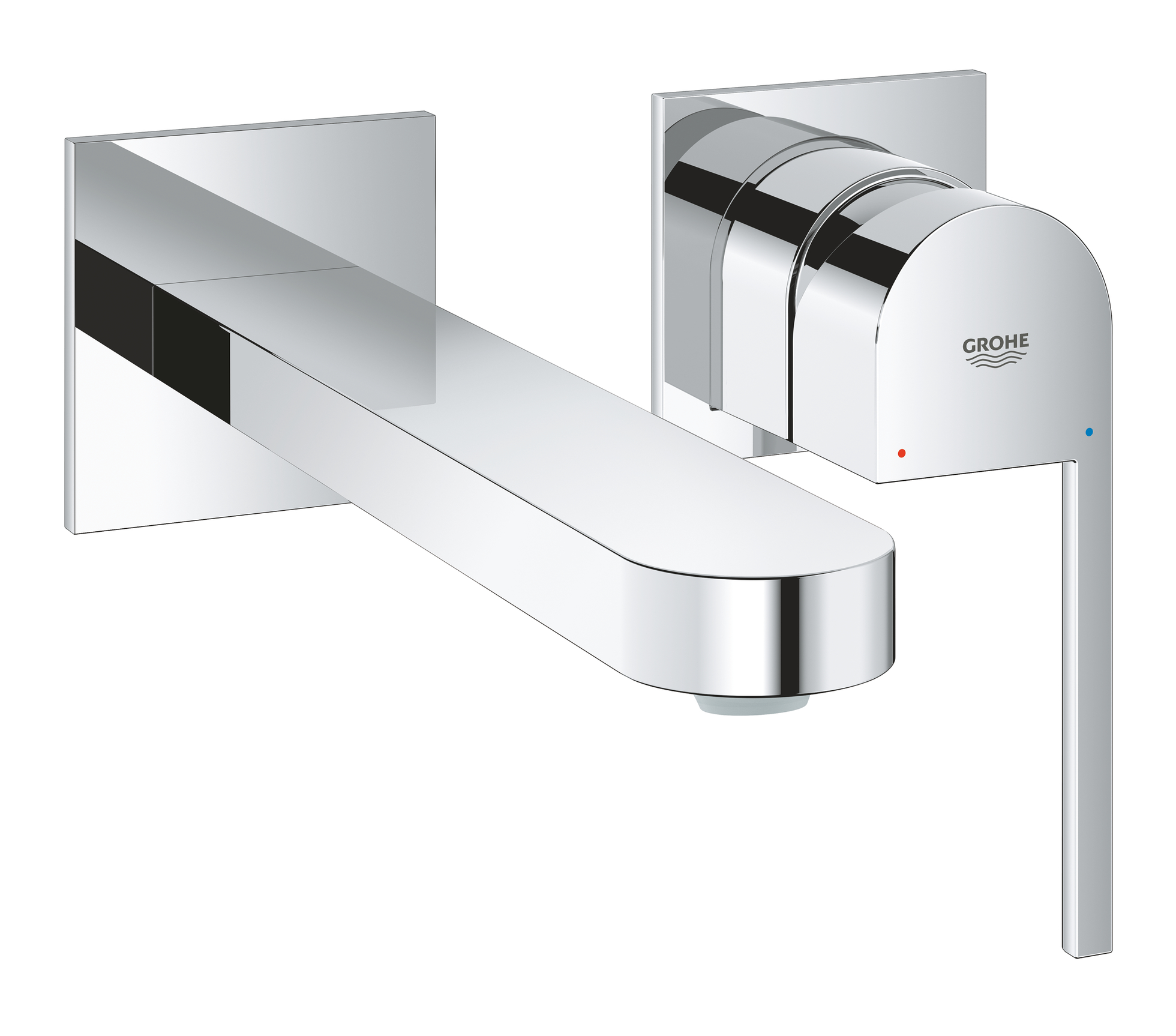 Grohe Plus Two-Hole Wall Mounted Concealed Basin Mixer Tap L-Size - Uniqool